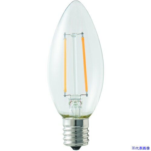 オレンジブック トラスコ中山　TRUSCOトーメ LED電球 フィラメント型 〔品番:LDC2LC25WE17T2〕[ 注番:6636575]特長●白熱電球のように光が全方向に広がります。仕様●明るさ(lm)：230●光源色：電球色●外径(...