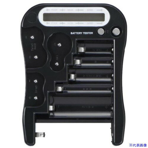 オレンジブック トラスコ中山　TRUSCOYAZAWA デジタル電池残量チェッカー黒 〔品番:MW01BK〕[ 注番:6638874]特長●電池残量を18段階に細かく表示します。●電池の消耗具合が見やすいデジタル表示です。仕様●電源：単4形...