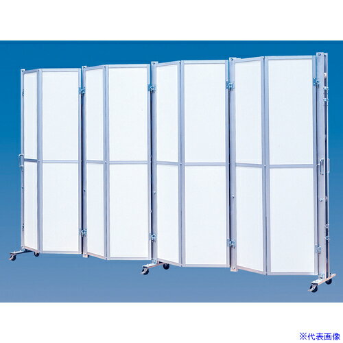 オレンジブック トラスコ中山　TRUSCOゲート工業 パネルキャスターゲート ”Dゲート” 高さ2.0m×幅5.4m 片開き 〔品番:ADS2P154〕[ 注番:6772778]特長●アルミ材は、独自の押出し技術によりカドを全てR仕様にする...