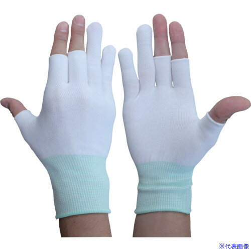 オレンジブック トラスコ中山　TRUSCOWINCESS インナー手袋 ナイロンインナー手袋 3本指切りタイプ Sサイズ 10双入 〔品番:WH3000D310PS〕[ 注番:6784885]特長●親指、人差指、中指を約半分の長さでカットし...