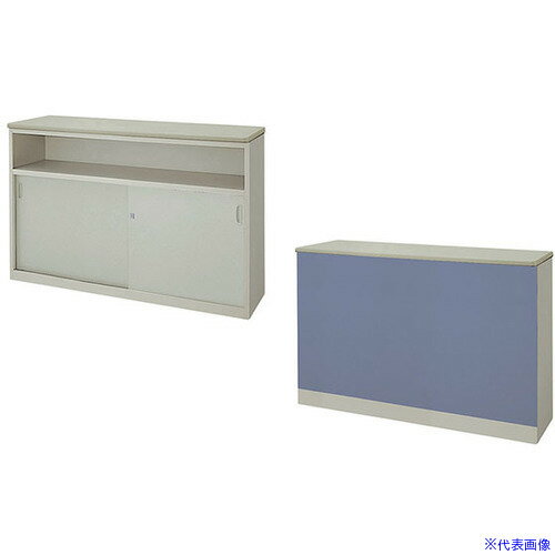 オレンジブック トラスコ中山　TRUSCONAIKI ハイカウンター(棚付タイプ) 〔品番:SNC1590KAWHBL〕[ 注番:6789863]特長仕様●間口(mm)：1500●奥行(mm)：460●高さ(mm)：950●色：天板：ブルー...