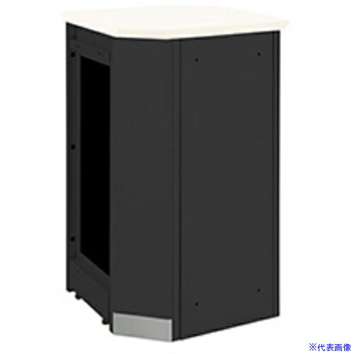 オレンジブック トラスコ中山　TRUSCONAIKI 内ハイコーナー(90°) 〔品番:XCR9091BHB〕[ 注番:6789918]特長仕様●間口(mm)：547●奥行(mm)：547●高さ(mm)：950●色：天板：ホワイト／本体：ブ...