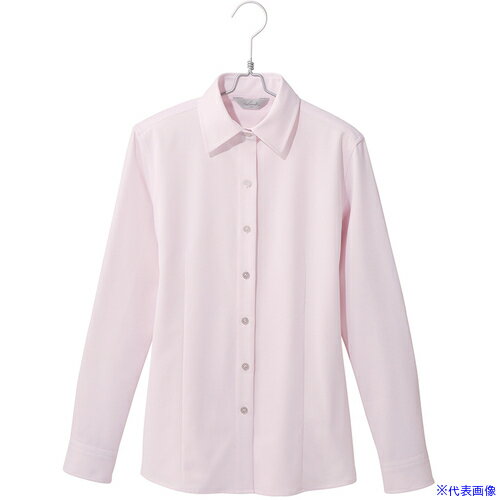 オレンジブック トラスコ中山　TRUSCOピエ 長袖ブラウスHCB4101 ピンク 11 〔品番:HCB410103811〕[ 注番:6789989]特長●日本製生地使用　●無地用途●事務服　●営業　●飲食サービス　●カーディーラー　●ホテ...
