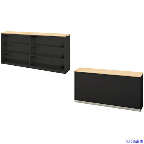 オレンジブック トラスコ中山　TRUSCONAIKI ハイカウンター(オープン) 〔品番:XC1890NBSB〕[ 注番:6791542]特長仕様●間口(mm)：1800●奥行(mm)：450●高さ(mm)：950●色：天板：シルクウッド／...