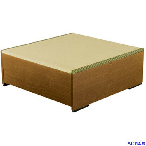 オレンジブック トラスコ中山　TRUSCONAIKI 畳ボックス(引出無し) 〔品番:TTB0909BR〕[ 注番:6796450]特長仕様●色：ブラウン●サイズ長辺(mm)：970●サイズ短辺(mm)：970仕様2●フレーム：プリント化粧...
