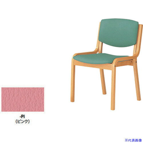 オレンジブック トラスコ中山　TRUSCONAIKI 木製チェアー 〔品番:E204PI〕[ 注番:6796459]特長仕様●座幅(mm)：465●座奥行(mm)：410●座面高さ(mm)：440●幅(mm)：530●奥行(mm)：510●...