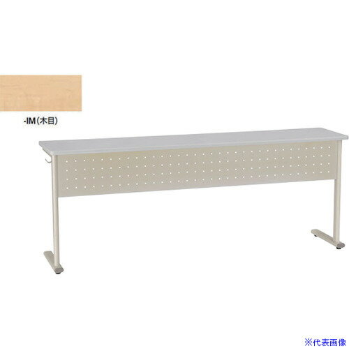 オレンジブック トラスコ中山　TRUSCONAIKI 講義用デスク 〔品番:NKG9113IM〕[ 注番:6796479]特長仕様●間口(mm)：1800●奥行(mm)：450●高さ(mm)：700●天板色：木目仕様2●天板：メラミン化粧板...
