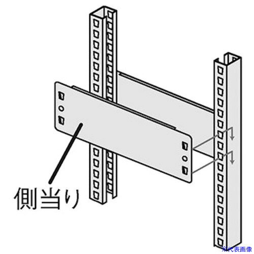 オレンジブック トラスコ中山　TRUSCONAIKI 側当り 〔品番:MKBA45W〕[ 注番:6800945]特長仕様●間口(mm)：439●奥行(mm)：10●高さ(mm)：150●色：マイルドホワイト仕様2●粉体塗装仕上、NMK-W型...