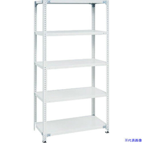 オレンジブック トラスコ中山　TRUSCONAIKI 軽量ラック(単立、120/段 〔品番:RLK66305W〕[ 注番:6802488]特長仕様●間口(mm)：1812●奥行(mm)：312●高さ(mm)：1805●色：マイルドホワイト仕...