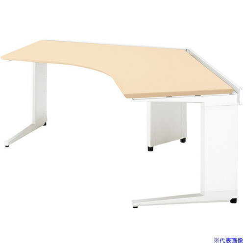 オレンジブック トラスコ中山　TRUSCONAIKI コーナーデスク(120°用) トリアス TR型/天板:シルクウッド 本体:クリアーホワイト/W1798×D1389×H720 〔品番:TRH227CTWS〕[ 注番:6808624]特長...