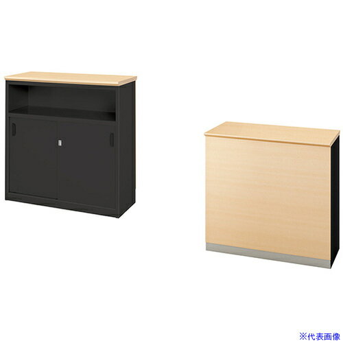 オレンジブック トラスコ中山　TRUSCONAIKI ハイカウンター(棚付タイプ) 〔品番:XC0990BSBS〕[ 注番:6808834]特長仕様●間口(mm)：900●奥行(mm)：450●高さ(mm)：950●色：天板：シルクウッド／...