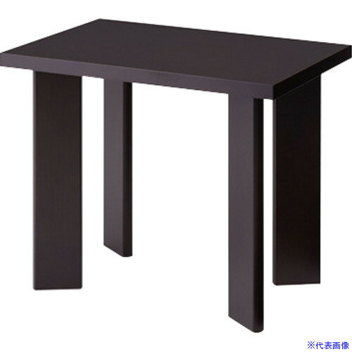 オレンジブック トラスコ中山　TRUSCONAIKI サイドテーブル 〔品番:ZRT175SW10〕[ 注番:6810368]特長仕様●間口(mm)：600●奥行(mm)：400●高さ(mm)：490●色：天板：ダークブラウン●品名：サイド...
