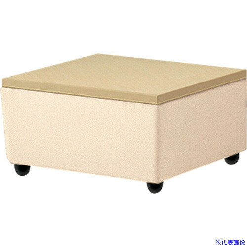 オレンジブック トラスコ中山　TRUSCONAIKI コーナーテーブル 〔品番:RT260CIVNW〕[ 注番:6813449]特長仕様●幅(mm)：650●奥行(mm)：650●高さ(mm)：340●張地：ビニールレザー●座面色：天板：ナ...