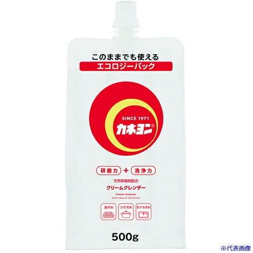 オレンジブック トラスコ中山　TRUSCOカネヨ カネヨンエコロジーパック 500g 〔品番:103013A〕[ 注番:6833332]特長●研磨力と洗浄力の相乗効果で落ちにくいガンコな汚れをしっかり落とします。仕様●容量(g)：500●容...