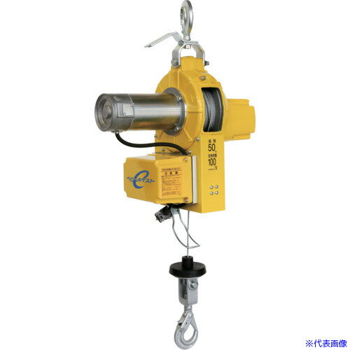 オレンジブック トラスコ中山　TRUSCOTKK ベビーホイスト 130kg 30m 〔品番:BHE430〕[ 注番:6863346]特長●ワイヤのたるみや、ぐず巻きなどの原因による逆巻きを、発生と同時に自動的に停止します。仕様●定格荷重(...