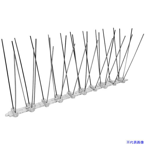 オレンジブック トラスコ中山　TRUSCOセーフラン 害鳥よけステンレスピンシート (12本入)30ピン/本 連結可能 〔品番:C007625〕[ 注番:6865659]特長●ステンレスのピンにより長期間使用できます。●猫よけにも効果を発揮...
