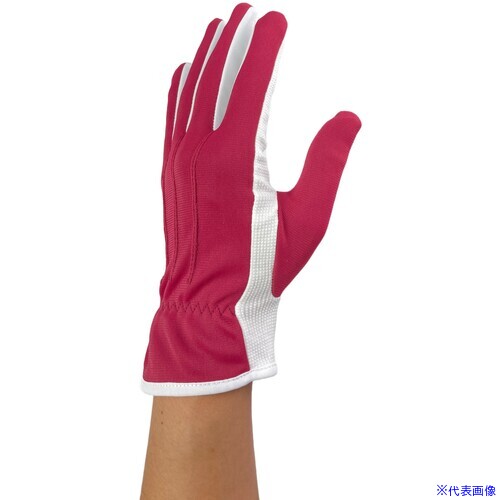 オレンジブック トラスコ中山　TRUSCOWINCESS エンジ ドライブ・礼装用手袋 (12双入り) Lサイズ 〔品番:5003HC1L12P〕[ 注番:6869185]特長●肌触りの良い綿100％を使用、滑り止め付きです。●甲側にシャー...