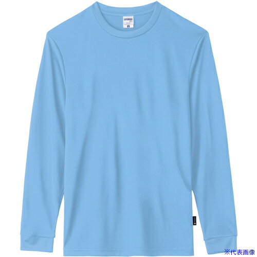 オレンジブック トラスコ中山　TRUSCOLIFEMAX 4.3オンスドライロングスリーブTシャツ(ポリジン加工) サックス XXXL 〔品番:MS16096XXXL〕[ 注番:6869254]特長仕様●色：サックス●サイズ：XXXL●着丈...