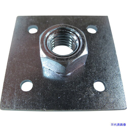 オレンジブック トラスコ中山　TRUSCODAIDOHANT 板付ナット M12 (A)50×(B)30mm 〔品番:10102609〕[ 注番:6875995]特長●ボルトと組み合わせて、高さ調整などに使う金物です。仕様●呼び径：M12●...