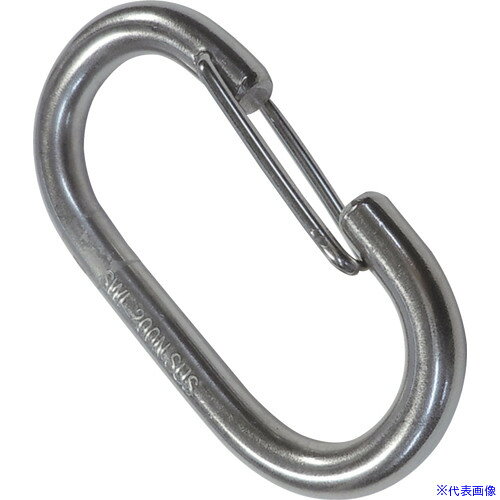 オレンジブック トラスコ中山　TRUSCODAIDOHANT ステンレス S422フック(バネ式)5mm (Φ)5×(A)40×(B)15×(C)10.5mm 〔品番:10102146〕[ 注番:6876033]特長●C型バネ式の連結金具で...
