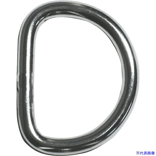 オレンジブック トラスコ中山　TRUSCODAIDOHANT ステンレス Dリング 4×25 (A)4×(B)27×(C)19mm 〔品番:10102001〕[ 注番:6877677]特長●ロープ・チェーン・ワイヤーなどに使用するD型の連結...