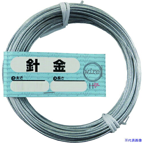 オレンジブック トラスコ中山　TRUSCODAIDOHANT ユニクロ 針金 「太さ」#20(0.9mm)×「長さ」20m 〔品番:10155903〕[ 注番:6879150]特長●なまし鉄線にメッキを施しています。仕様●番手(#)：20(...