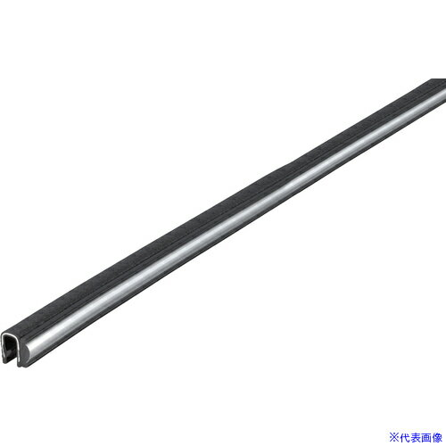 オレンジブック トラスコ中山　TRUSCOIWATA トリム 8100シリーズ PVC (75M巻) 〔品番:S8100-48-B-3〕[ 注番:6893017]特長●光沢クローム調の装飾が付いたエッジトリムです。●ヘルメットなどのふちを保...