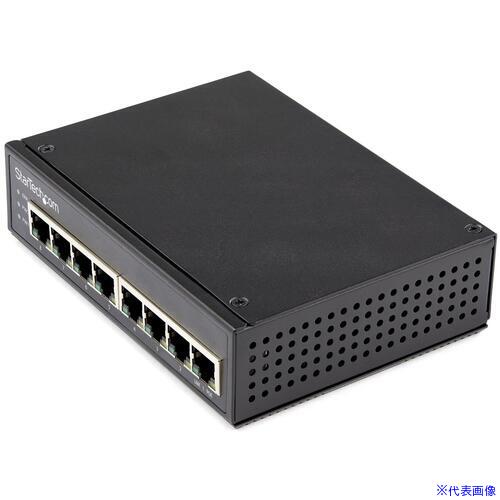 オレンジブック トラスコ中山　TRUSCOStarTech イーサネットスイッチ/産業用/アンマネージド/30W PoE+給電/8ポート RJ45/ギガビット対応/壁面取付け可能 〔品番:IESC1G80UP〕[ 注番:6907885]特長...