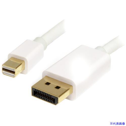 オレンジブック トラスコ中山　TRUSCOStarTech Mini DisplayPort − DisplayPort 1.2変換ケーブル/2m/4K60Hz/モニターケーブル 〔品番:MDP2DPMM2MW〕[ 注番:6909396]特...