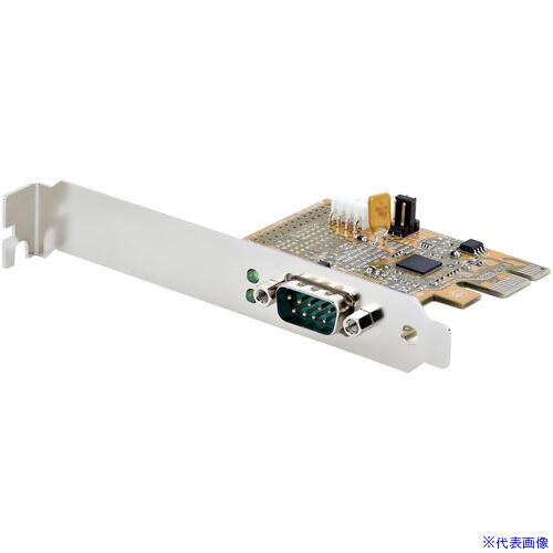 オレンジブック トラスコ中山　TRUSCOStarTech RS232C シリアルポート拡張カード/PCIe x1/1x RS232C/Windows Linux/変換アダプター 〔品番:11050PCSERIALCARD〕[ 注番:690...