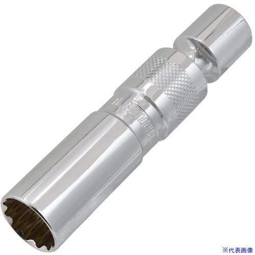 オレンジブック トラスコ中山　TRUSCOアストロプロダクツ 3/8DR 16mm フレキシブル プラグソケット 〔品番:2002000037343〕[ 注番:6914402]特長●首振り機能付き12角プラグソケット用途●プラグ作業用仕様●...