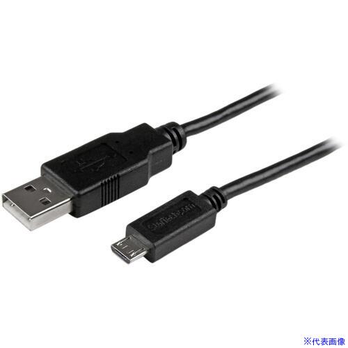 オレンジブック トラスコ中山　TRUSCOStarTech USB 2.0 − マイクロUSBケーブル/3m/Type−A to Micro USB/オス−オス/データ転送・同期用 〔品番:USBAUB3MBK〕[ 注番:6915720]特...