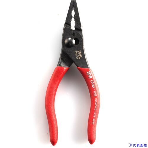 オレンジブック トラスコ中山　TRUSCOIPS ダイヤモンドバイスミニ 〔品番:DVM135〕[ 注番:6918831]特長●精密作業を強力サポートで先端アヤメ形状でしっかりキャッチできます。●【アヤメ形状とは？】溝が交差する網目のような...