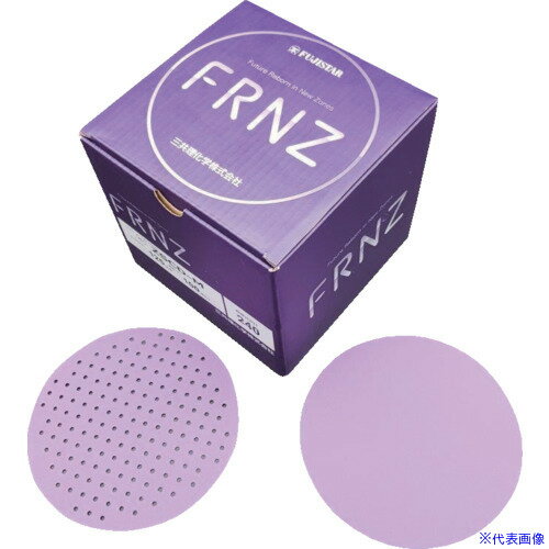 オレンジブック トラスコ中山　TRUSCO三共 マジック式研磨紙 FRNZパープル研磨ディスク ZSCD−M(多孔穴(157穴))125#400 〔品番:ZSCDM125400〕[ 注番:6920335]特長●強靭なセラミック研磨材を採用し...