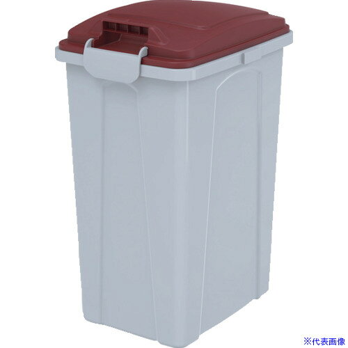 オレンジブック トラスコ中山　TRUSCOE−CON 808450 エコン連結ハンドペール 45L レッド 〔品番:80845001GLRE〕[ 注番:6923383]特長●家庭用ハンドル付きダストボックス●取っ手付きのため、フタの開け閉め...