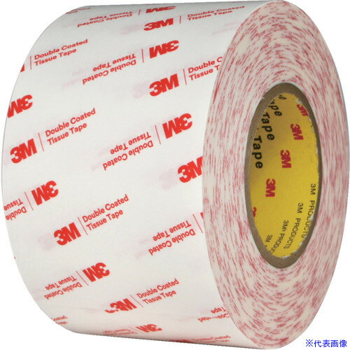 オレンジブック トラスコ中山　TRUSCO3M 両面粘着テープ 56215 100mm×50m 〔品番:56215100X501P〕[ 注番:6929863]特長●初期接着力、低温接着性に優れており、柔軟性があるので、フォーム材の固定などに...