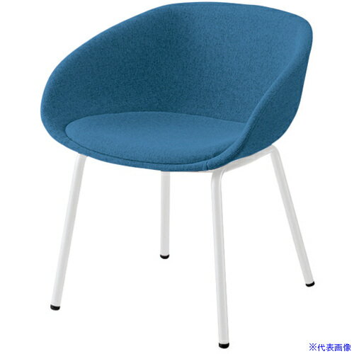 オレンジブック トラスコ中山　TRUSCONAIKI ミーティングチェアー(4本脚 ラポ E440型/背座：ターコイズ 〔品番:E440FSHTS〕[ 注番:6931490]特長●カジュアルからフォーマルまで多様なシーンに、シンプル&モダン...