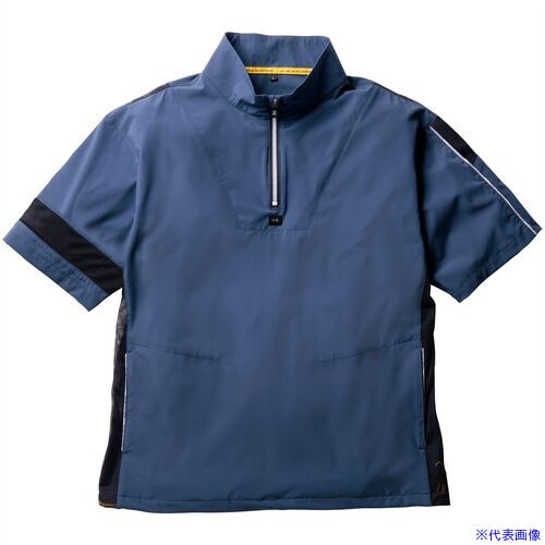オレンジブック トラスコ中山　TRUSCOG.G. 半袖Tシャツ(ハーフジップ・胸ポケット無) ブルーグレー 3L 〔品番:037564213L〕[ 注番:6932873]特長仕様●色：ブルーグレー●サイズ：3L●着丈(cm)：72●胸囲(...