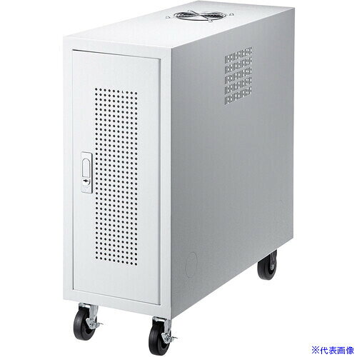 オレンジブック トラスコ中山　TRUSCOSANWA キャスター付きハブボックス(2U) 〔品番:CPTHBOX2UW〕[ 注番:6936831]特長●デスク下やオフィスの隅などに設置できるので、空間をムダなく使えます。●前後扉にはメッシュ...