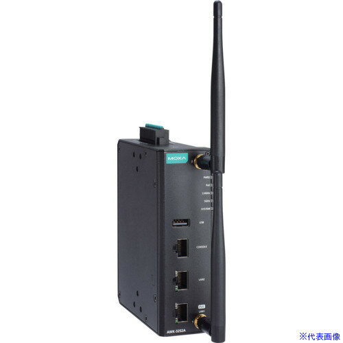 オレンジブック トラスコ中山　TRUSCOMOXA 無線LANアクセスポイント 〔品番:AWK3252AUN〕[ 注番:6946371]特長●Moxaの広範にわたる産業用グレードの無線3-in-1 AP/ブリッジ/クライアント製品は、堅牢な...