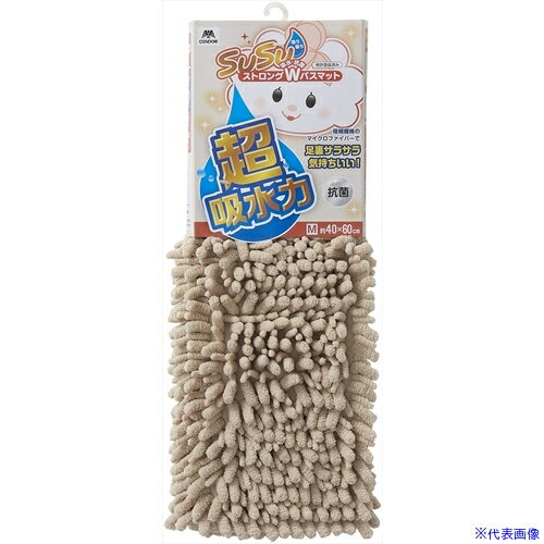 オレンジブック トラスコ中山　TRUSCOコンドル SUSU 抗菌ストロング EC ベージュ M 〔品番:205639〕[ 注番:6956470]特長●特許登録済の超吸水力マイクロファイバーで足裏サラサラです。用途●ご家庭用バスマットに。仕...
