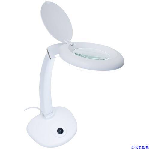 オレンジブック トラスコ中山　TRUSCOサンコー 30LEDライト付きスタンドルーペ 30LEDライト付きスタンドルーペ 〔品番:LEST24CWH〕[ 注番:6969226]特長●ABS, PC，鉄、ガラス、亜鉛合金用途●細かい作業をす...