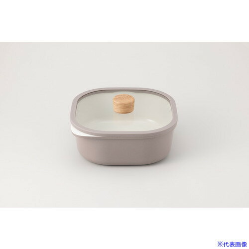 オレンジブック トラスコ中山　TRUSCOIwatani スクエアポット20 モカ 〔品番:CBASP20M〕[ 注番:6979294]特長●裏についた4つの溝が、カセットこんろのごとくにはまり安定して使用可能です。●位置調整の煩わしさも軽...