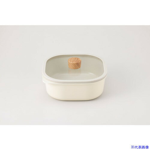 オレンジブック トラスコ中山　TRUSCOIwatani スクエアポット20 ホワイト 〔品番:CBASP20W〕[ 注番:6979295]特長●裏についた4つの溝が、カセットこんろのごとくにはまり安定して使用可能です。●位置調整の煩わしさ...