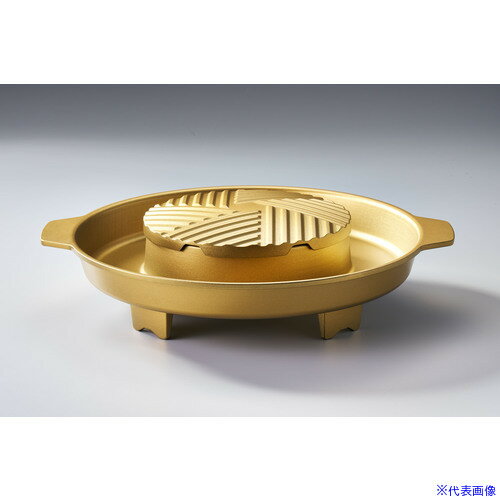 オレンジブック トラスコ中山　TRUSCOIwatani よくばり鍋 〔品番:CBAYBN〕[ 注番:6979300]特長●鍋と焼肉を同時に楽しむことができるよくばりなアクセサリープレートです。●内側の焼き部分で焼き料理、外側の鍋部分で鍋料...