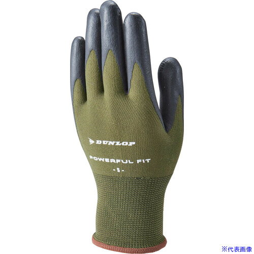 オレンジブック トラスコ中山　TRUSCOダンロップ パワフルフィットストロングデイリー Sカーキ 〔品番:9427〕[ 注番:6985428]特長●タッチパネル対応。●ニトリルゴムコーティングにより油作業にも対応しています。用途●油・薬品...