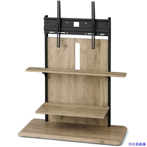 オレンジブック トラスコ中山　TRUSCOIRIS 291558 スタンドテレビ台 ライトナチュラル 〔品番:UTS900RLN〕[ 注番:6995974]特長●お部屋の空間を有効活用でき、お部屋になじみやすい木目調デザインでおしゃれなイン...