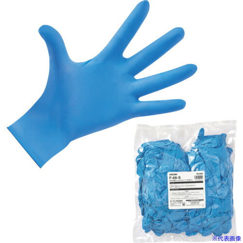 オレンジブック トラスコ中山　TRUSCOHOZAN ESD対策ニトリルグローブ ブルー S 〔品番:F68S〕[ 注番:6996062]特長●ESD保護区域でも安心して使えるニトリル手袋です。●薬品の透過、染み込みを防ぐニトリル製です。●...