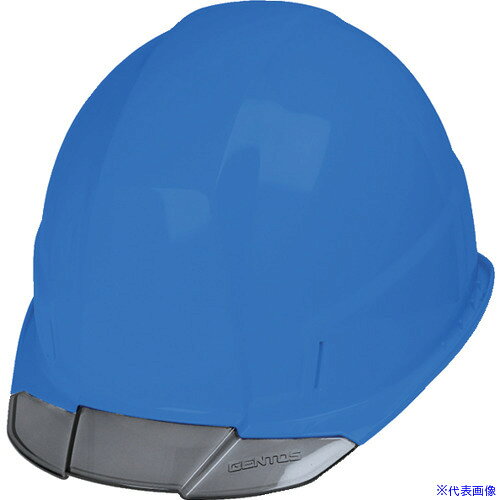 オレンジブック トラスコ中山　TRUSCOGENTOS ヘルメット GRITAIR+ 溝有 ヘッドライト取付可能 飛来・落下物用・電気用 青 〔品番:GH02ABL〕[ 注番:6996528]特長●ヘッドライトがヘッドバンドなしで直接装着可...