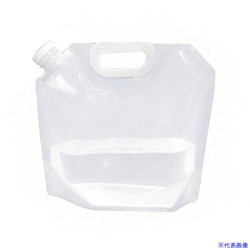 オレンジブック トラスコ中山　TRUSCOエムローキャット 折りたたみウォーターバッグ 透明10L 5枚セット 〔品番:C0096〕[ 注番:6997869]特長●小さく折りたため省スペース収納できますので、防災用備蓄としてもできます。●た...